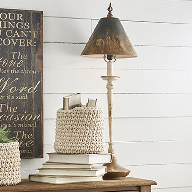 Rustic Farmhouse Buffet Lamp | Antique Farmhouse