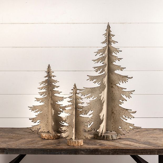 Rustic Metal Tabletop Tree | Antique Farmhouse