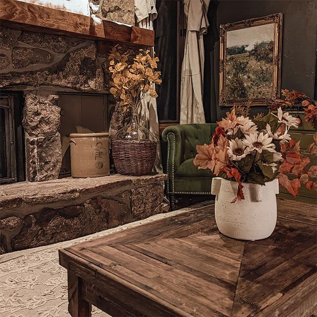 Rustic Reclaimed Wood Coffee Table | Antique Farmhouse