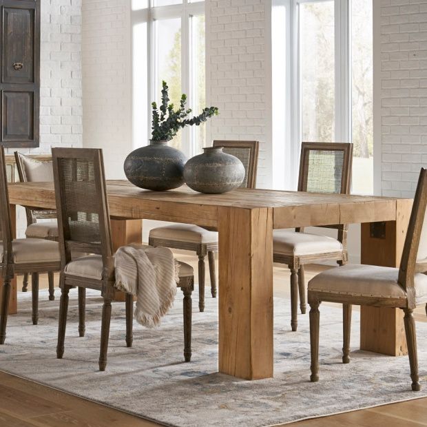 Rustic Timber Frame Dining Table | Antique Farmhouse