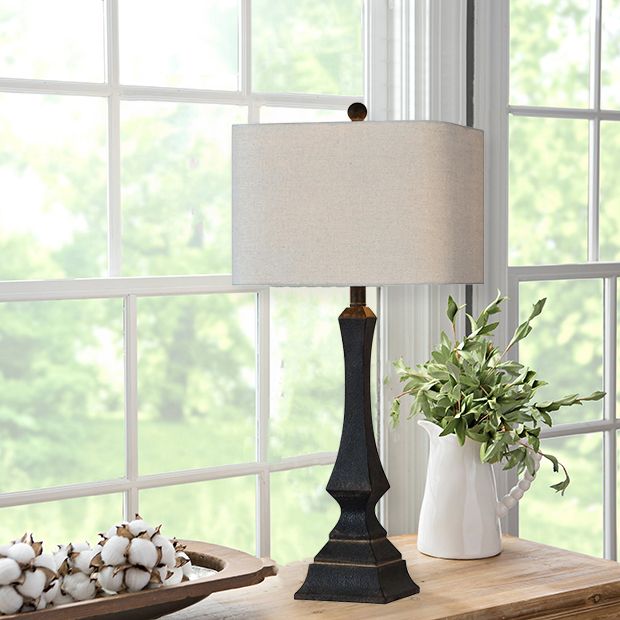 Simple Charms Farmhouse Table Lamp Set of 2 | Antique Farmhouse