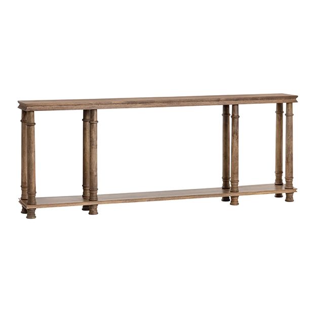 Simple Farmhouse Tiered Console Table | Antique Farmhouse
