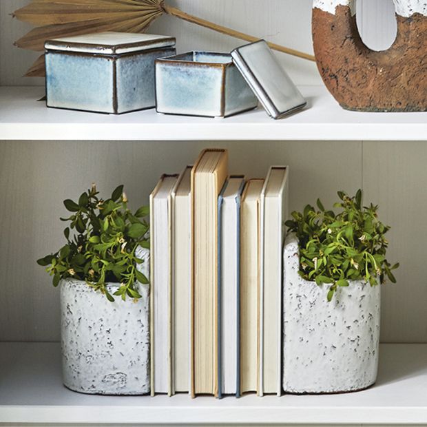 Simply Classic Terracotta Utensil Bookends | Antique Farmhouse