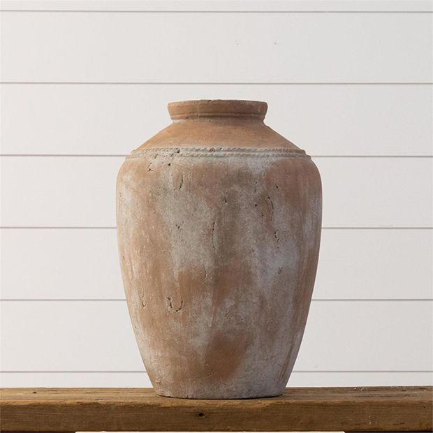 Simply Rustic Terracotta Pot Vase | Antique Farmhouse