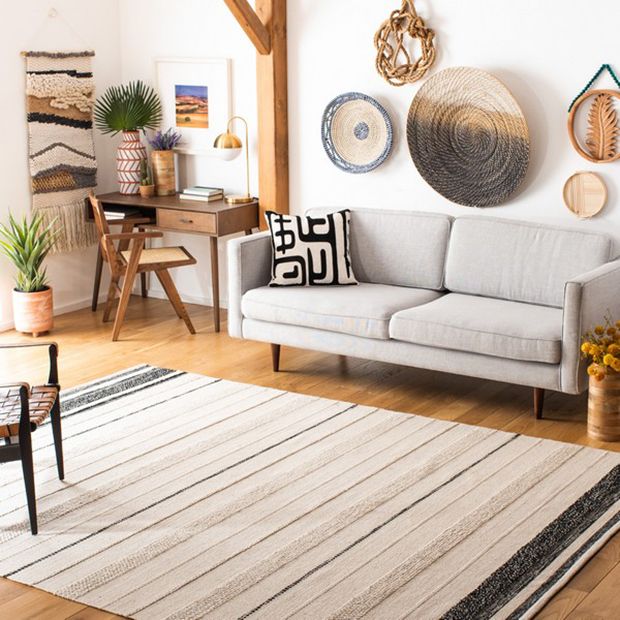 Simply Striped Contemporary Area Rug | Antique Farmhouse