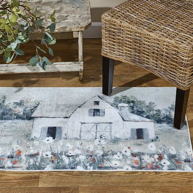 Springtime Barn Accent Rug | Antique Farmhouse