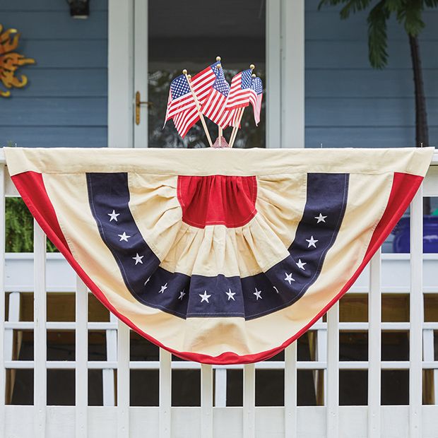 Star Spangled Patriotic Bunting | Antique Farmhouse