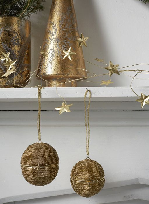 Starry Nights Gold Metal Garland | Antique Farmhouse