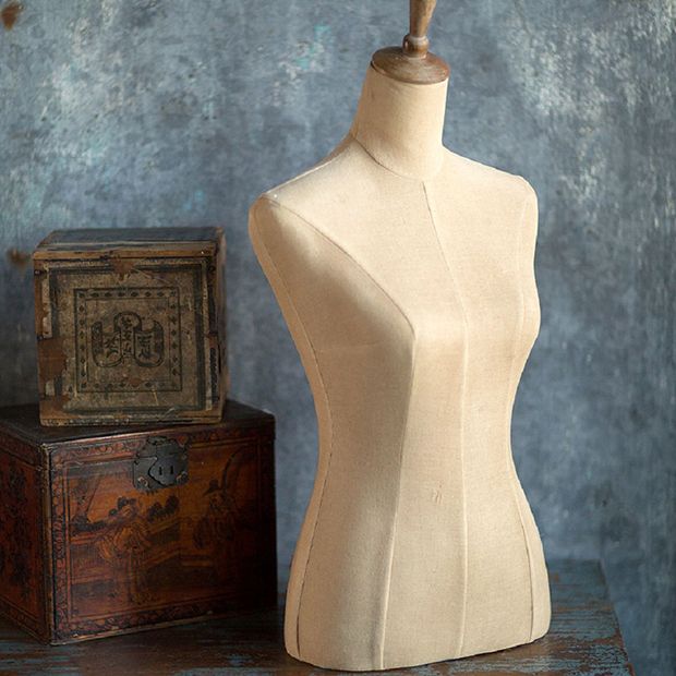 Tabletop Female Dress Form | Antique Farmhouse