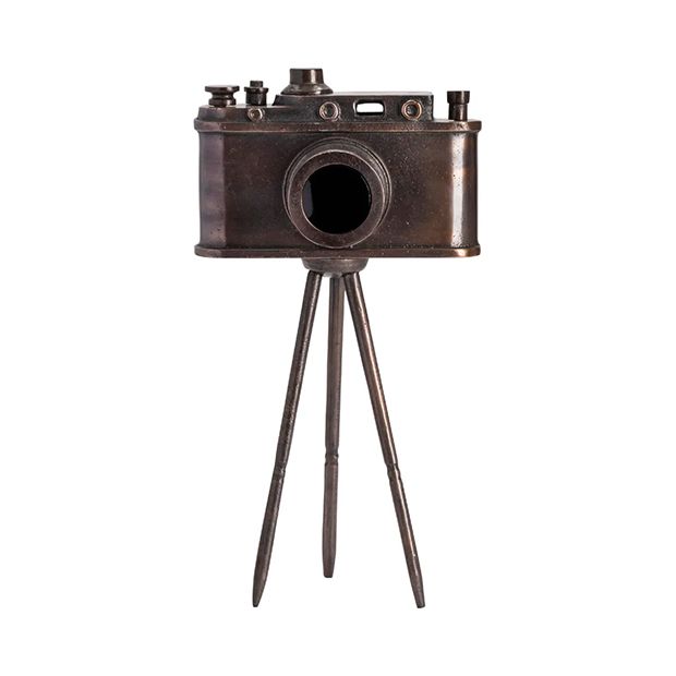 Tripod Stand Camera Tabletop Decor | Antique Farmhouse