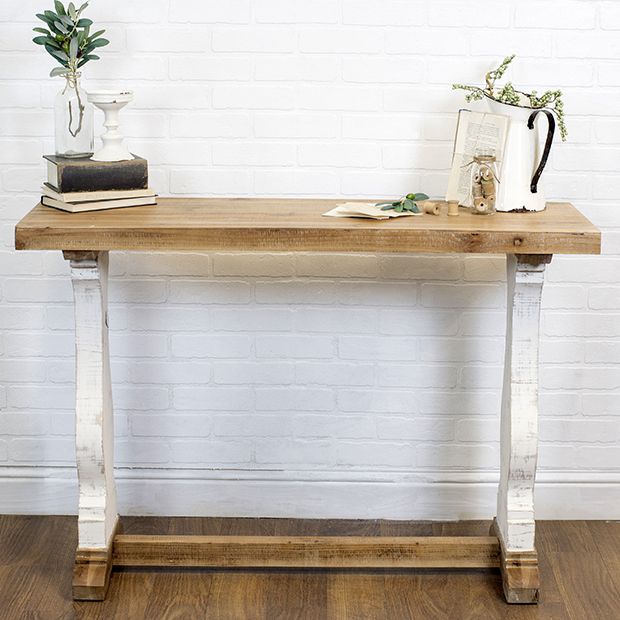 Two-Tone Console Table | Antique Farmhouse