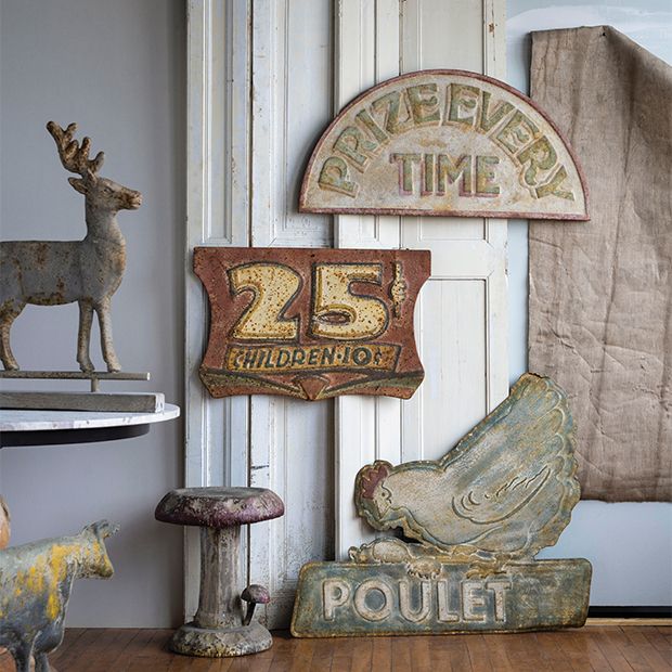Vintage Inspired Metal Wall Sign | Antique Farmhouse