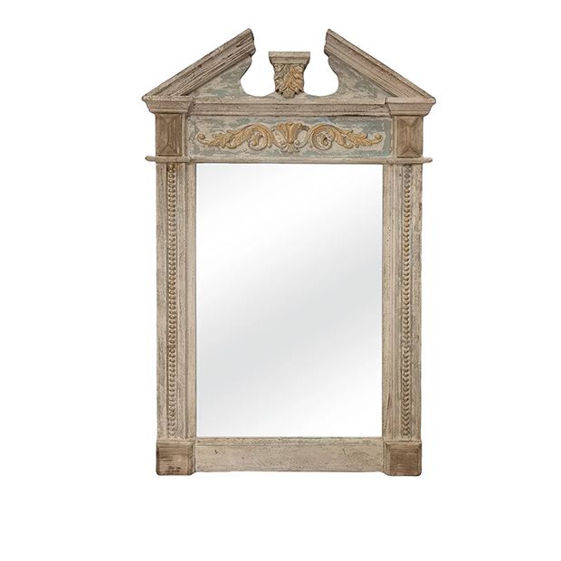 Weathered Sideboard Mirror | Antique Farmhouse