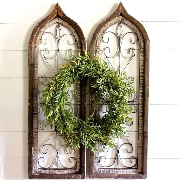 Wood and Iron Shutter Antique Farmhouse