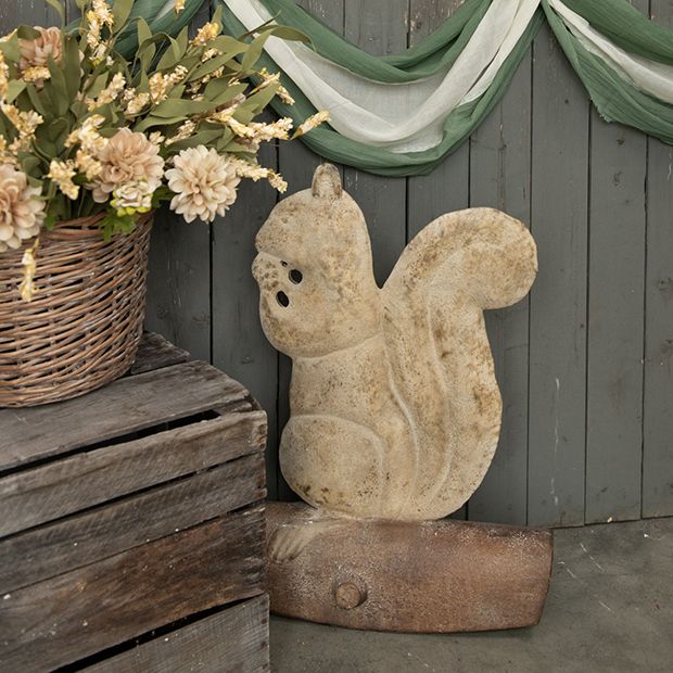 Woodland Squirrel Decorative Accent | Antique Farmhouse