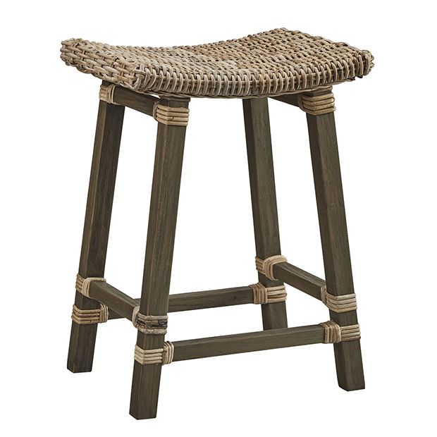 Woven Kubu Counter Stool | Antique Farmhouse