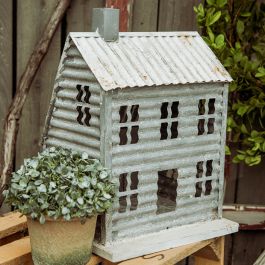 Rustic Saltbox Birdhouse | Antique Farmhouse