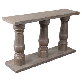 3 Column Contemporary Console Table | Antique Farmhouse