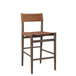 Modern Leather Prescott Counter Stool | Antique Farmhouse