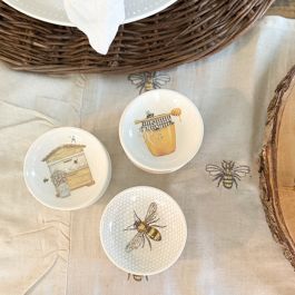 Bees and Honey Dish Collection Set of 6| Antique Farmhouse