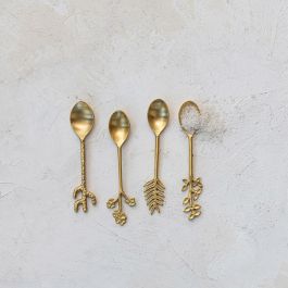 Botanical Handled Spoon Set of 4 | Antique Farmhouse