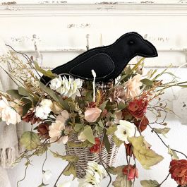 Decorative Crow Plant Poke | Antique Farmhouse