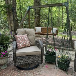 Distressed Garden Trellis Planter Set of 2 | Antique Farmhouse