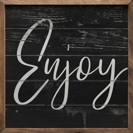 Enjoy Square Wall Art Antique Farmhouse