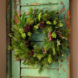 Everlasting Evergreen Decorative Wreath | Antique Farmhouse