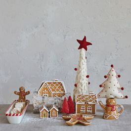Festive Gingerbread Serveware Collection 9 Piece Set | Antique Farmhouse