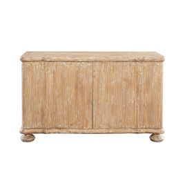 Footed Reclaimed Pine 2 Door Console Antique Farmhouse