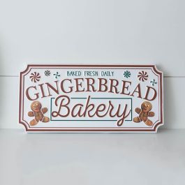 Gingerbread Bakery Metal Wall Sign | Antique Farmhouse