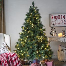 Lighted Christmas Pine Tree | Antique Farmhouse