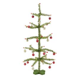 Retro Tinsel Tabletop Tree | Antique Farmhouse