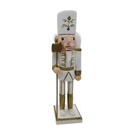 Standing Nutcracker Figure On Square Base | Antique Farmhouse
