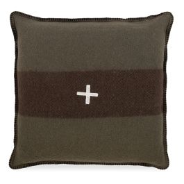Swiss Army Square Accent Pillow Cover | Antique Farmhouse