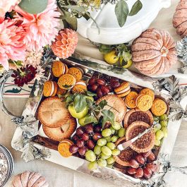 Vagabond House Fallen Antler Stainless Serving Tray | Antique Farmhouse