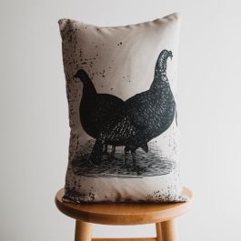 Vintage Turkey Accent Pillow | Antique Farmhouse