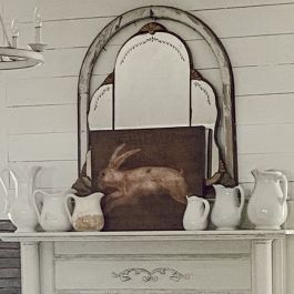 White Rabbit Inn Canvas Wall Art | Antique Farmhouse