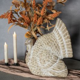 Whitewashed Tabletop Turkey | Antique Farmhouse