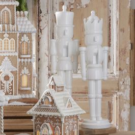 Winter White Nutcracker Set of 2 | Antique Farmhouse