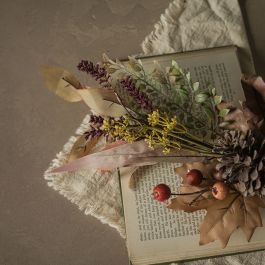 Woodland Faux Foliage Pick With Berries Set of 2 | Antique Farmhouse