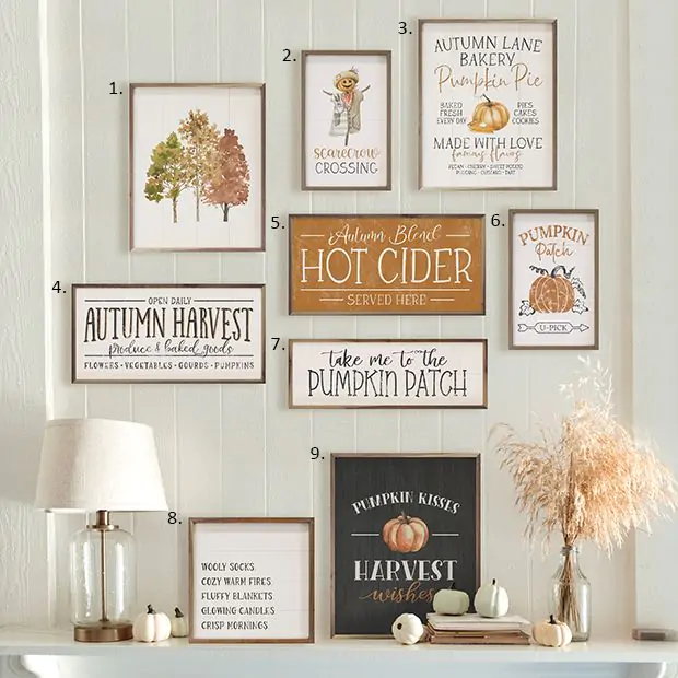 fall wall decor ideas