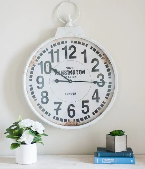 station wall clock large