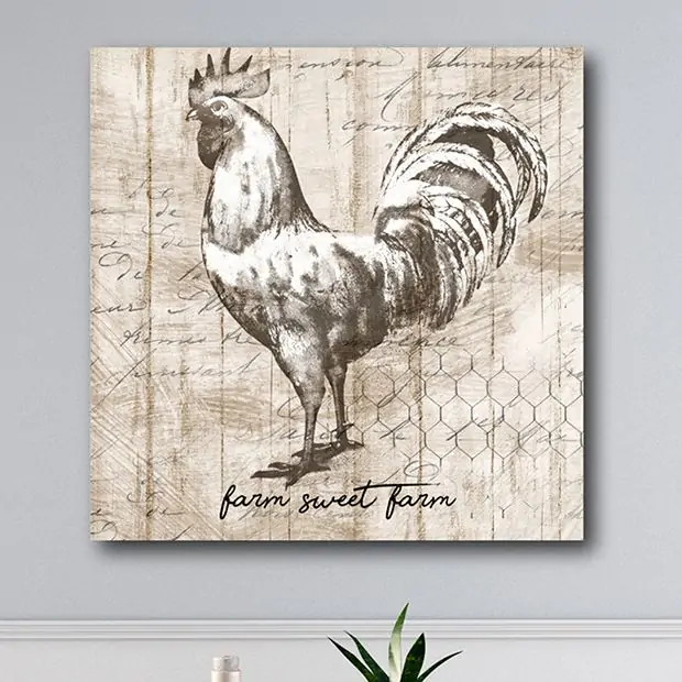 hen canvas