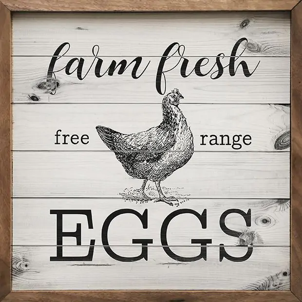 Farm Fresh Chicken Sign