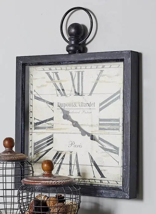 old style wall clock