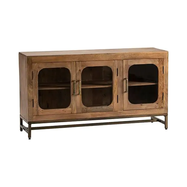 rustic industrial sideboard