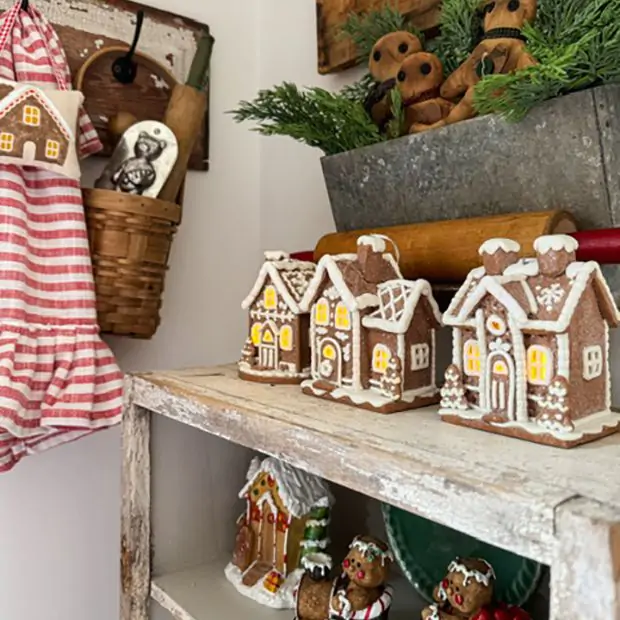 gingerbread house set