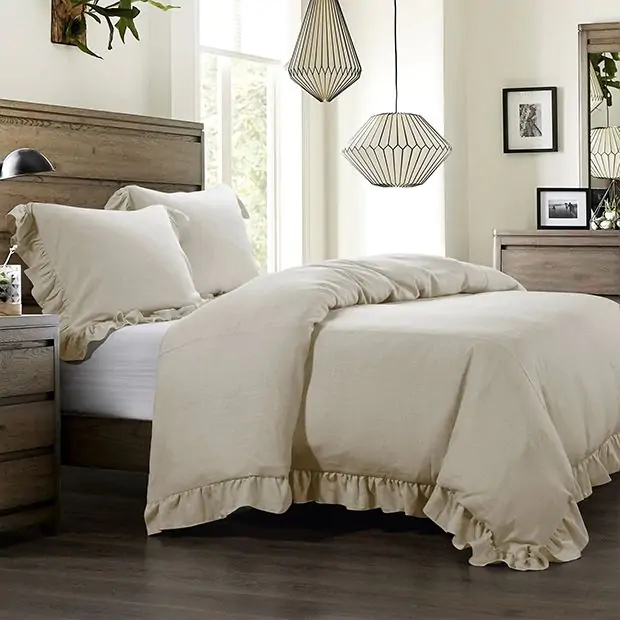 Linen comforter sets store